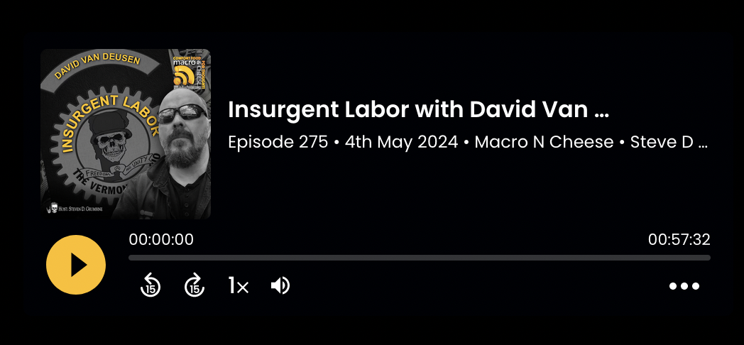 Insurgent Labor with David Van Deusen on Real Progressives Podcast - PM ...