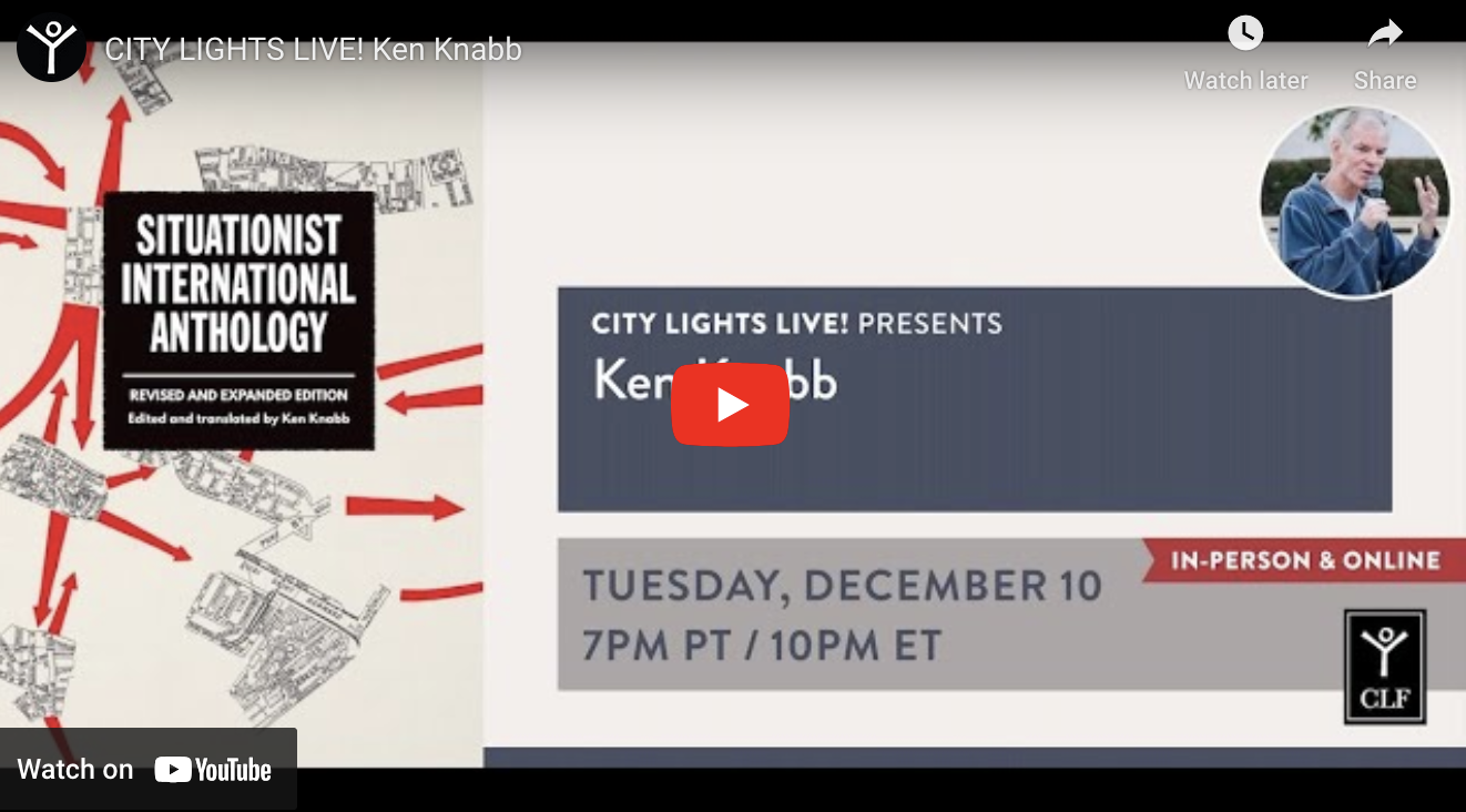 City Lights and PM Press celebrate the publication of two books about ...